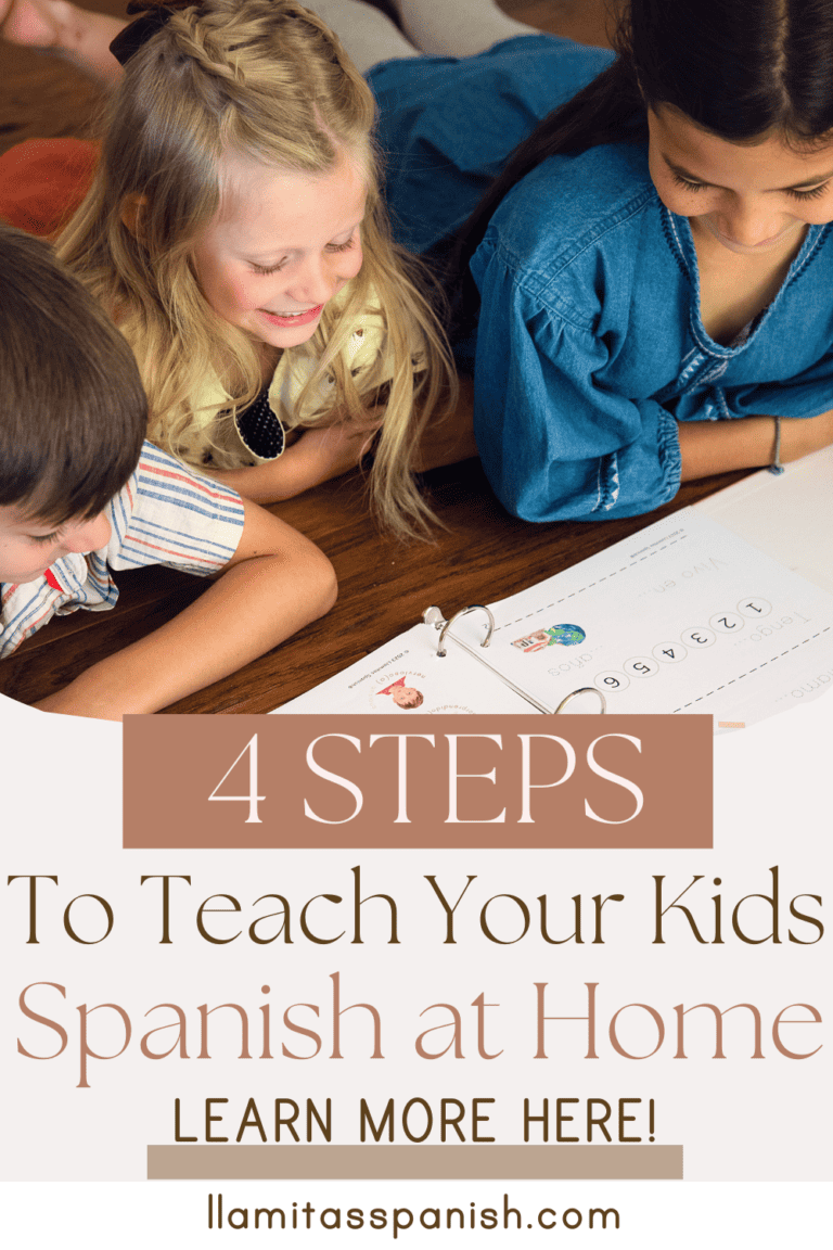 How to Teach Your Kids Spanish - Llamitas Spanish.com