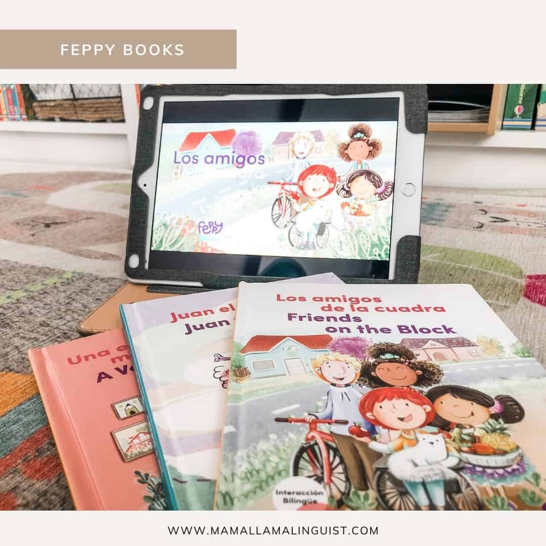 Interactive Bilingual Books for Kids by Feppy - Llamitas Spanish.com