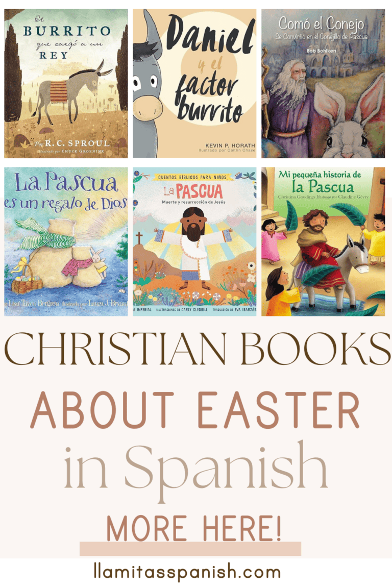 Christian Spanish Books about Easter for Kids - Llamitas Spanish.com