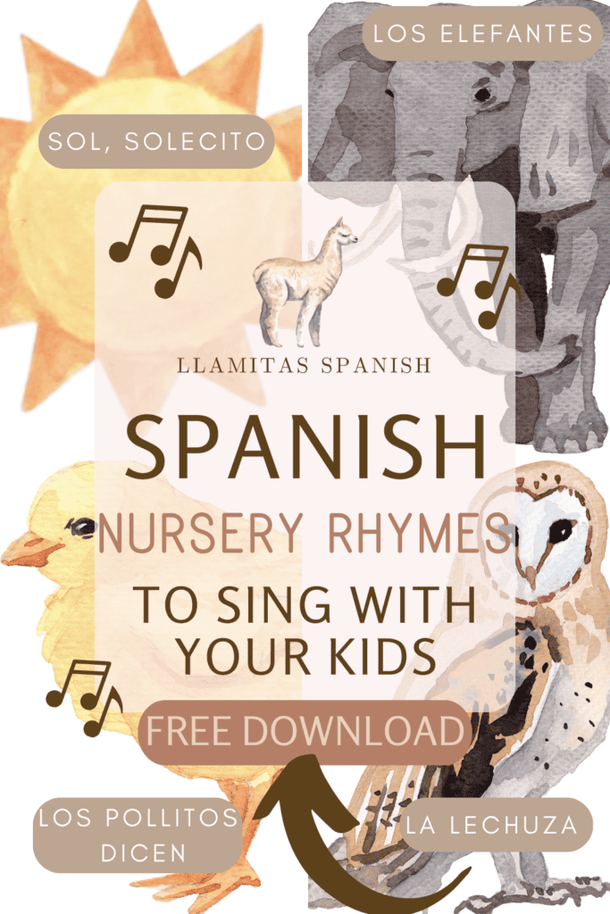 Authentic Spanish Nursery Rhymes - Llamitas Spanish.com