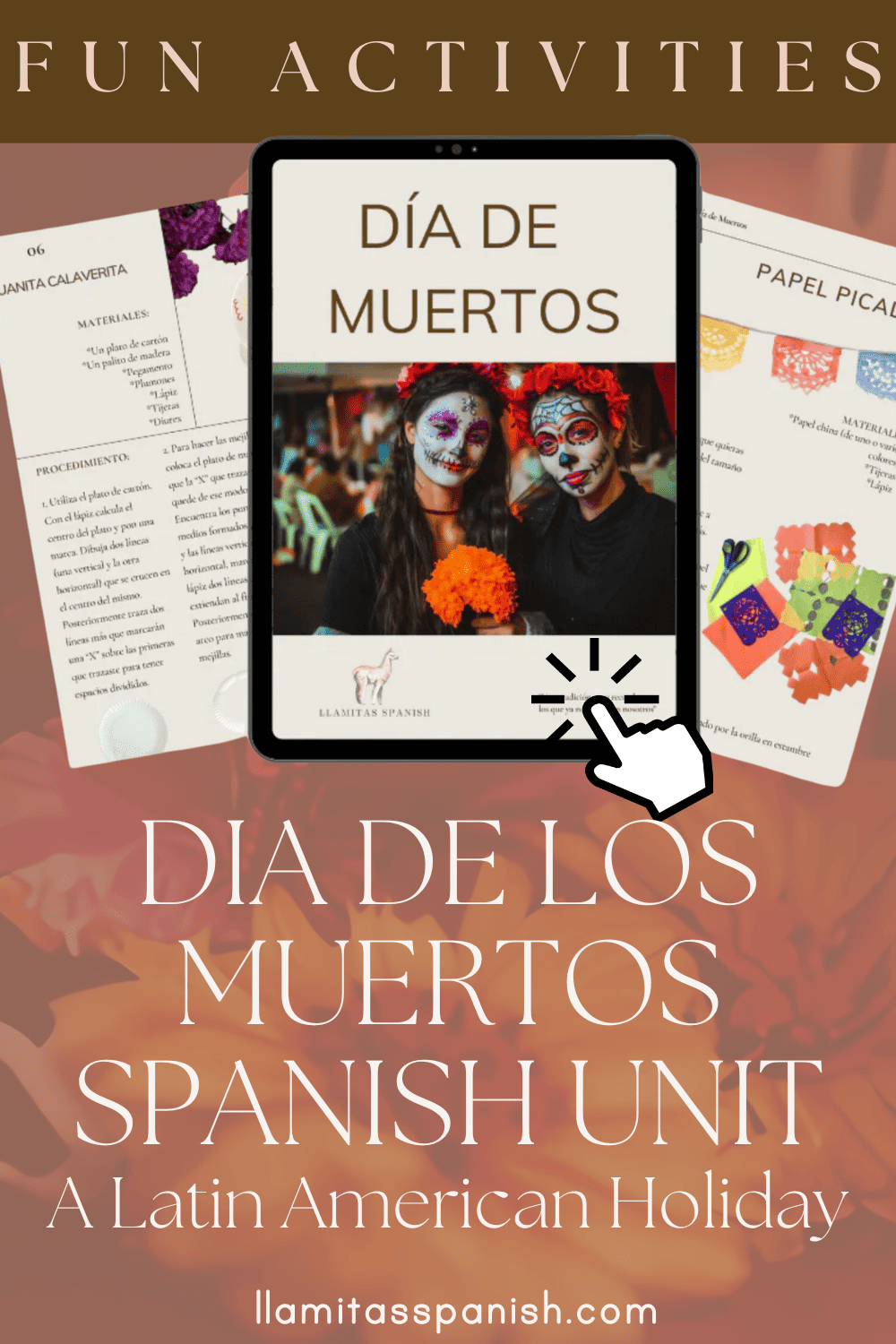 Día de Muertos Lesson and Activities for Kids - Llamitas Spanish.com