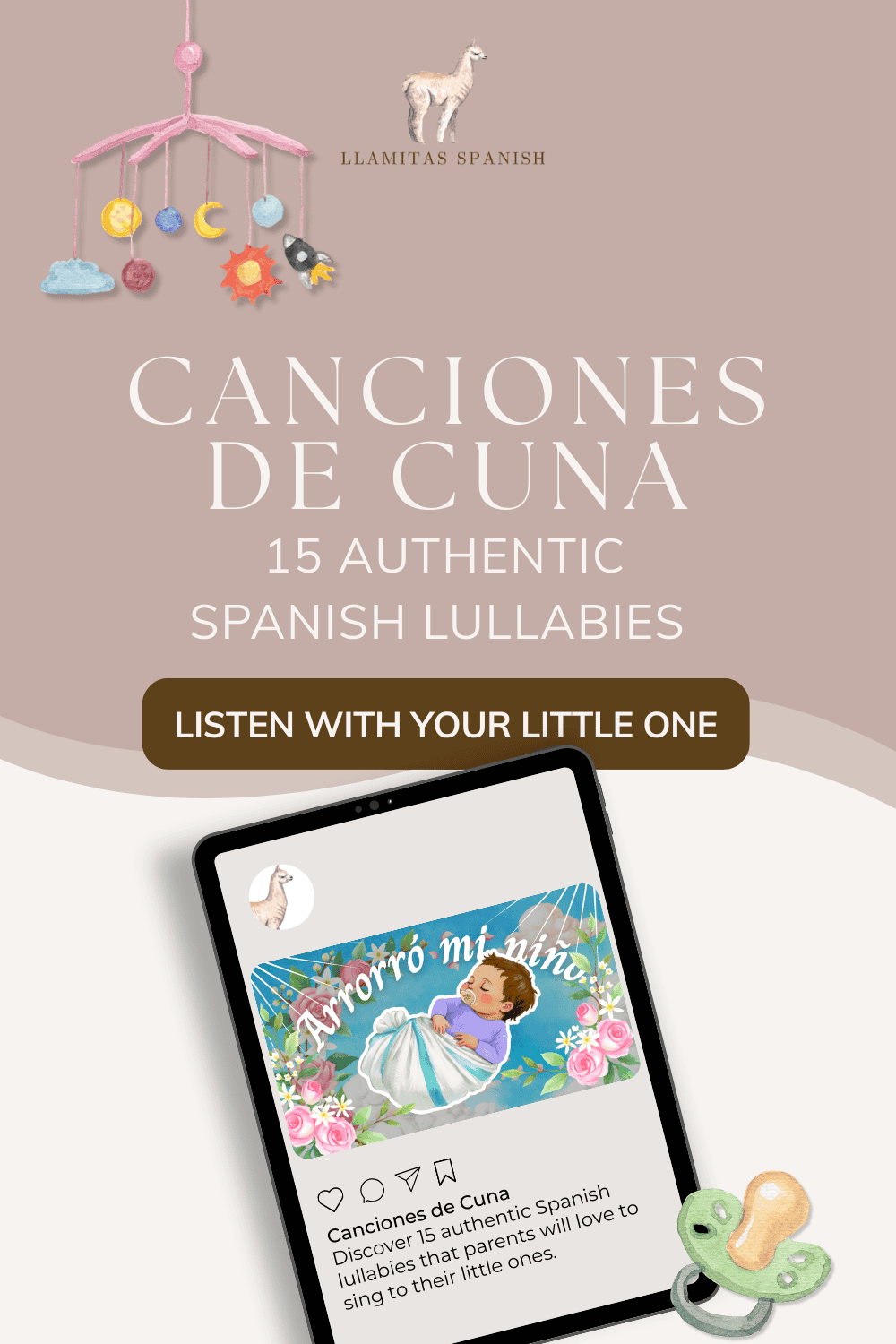 Spanish Lullabies: Canciones de Cuna - Llamitas Spanish.com