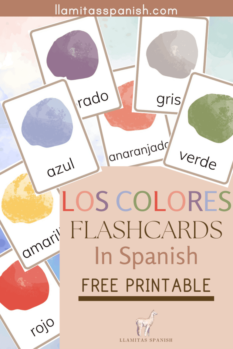 Colors in Spanish: Fun Activities for Kids - Llamitas Spanish.com