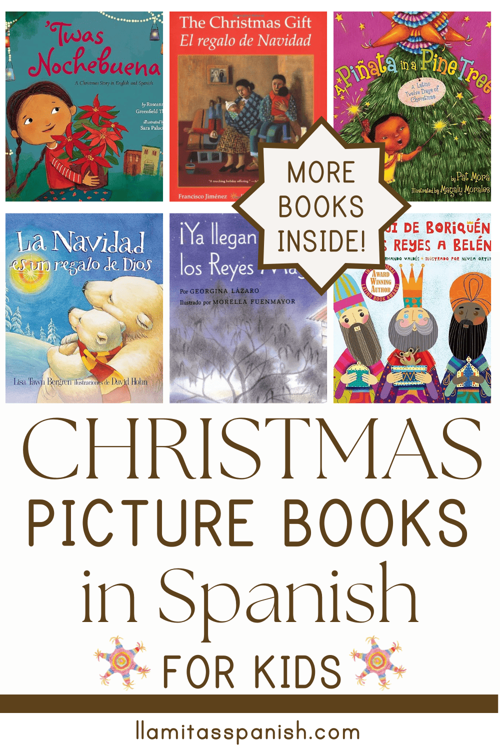 Spanish Christmas Books for Kids - Llamitas Spanish.com