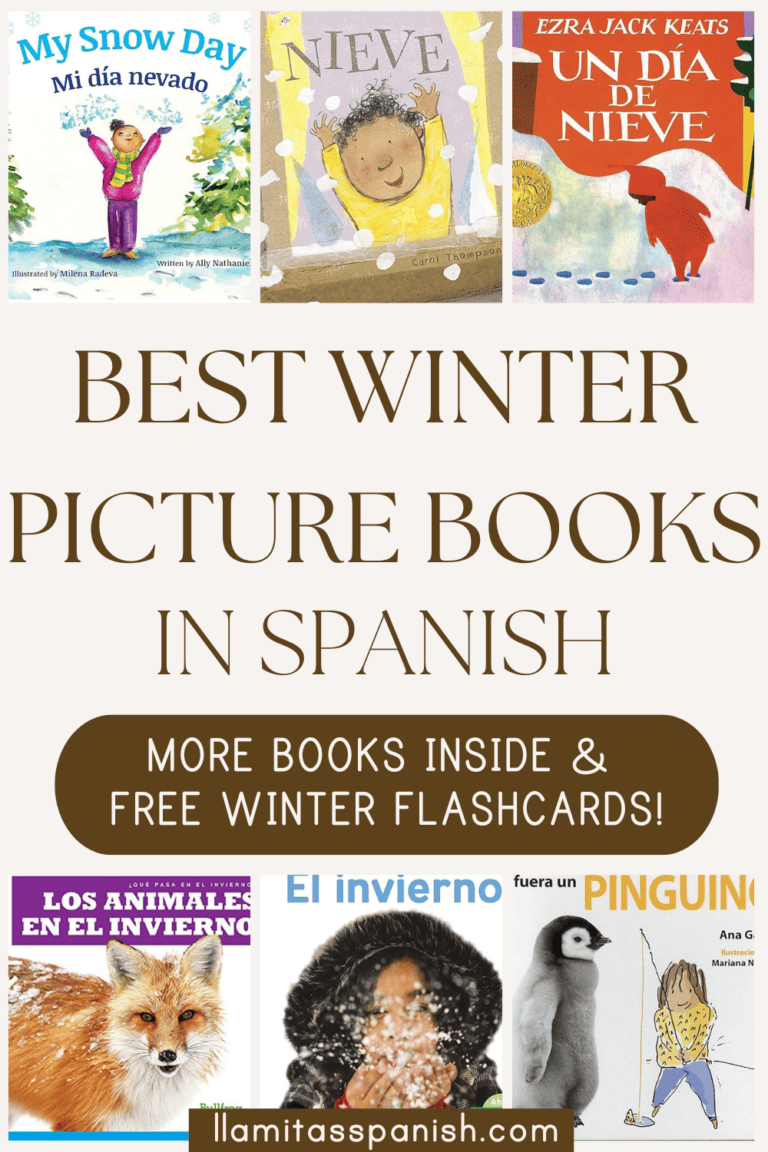 Best Spanish Winter Books for Kids - Llamitas Spanish.com