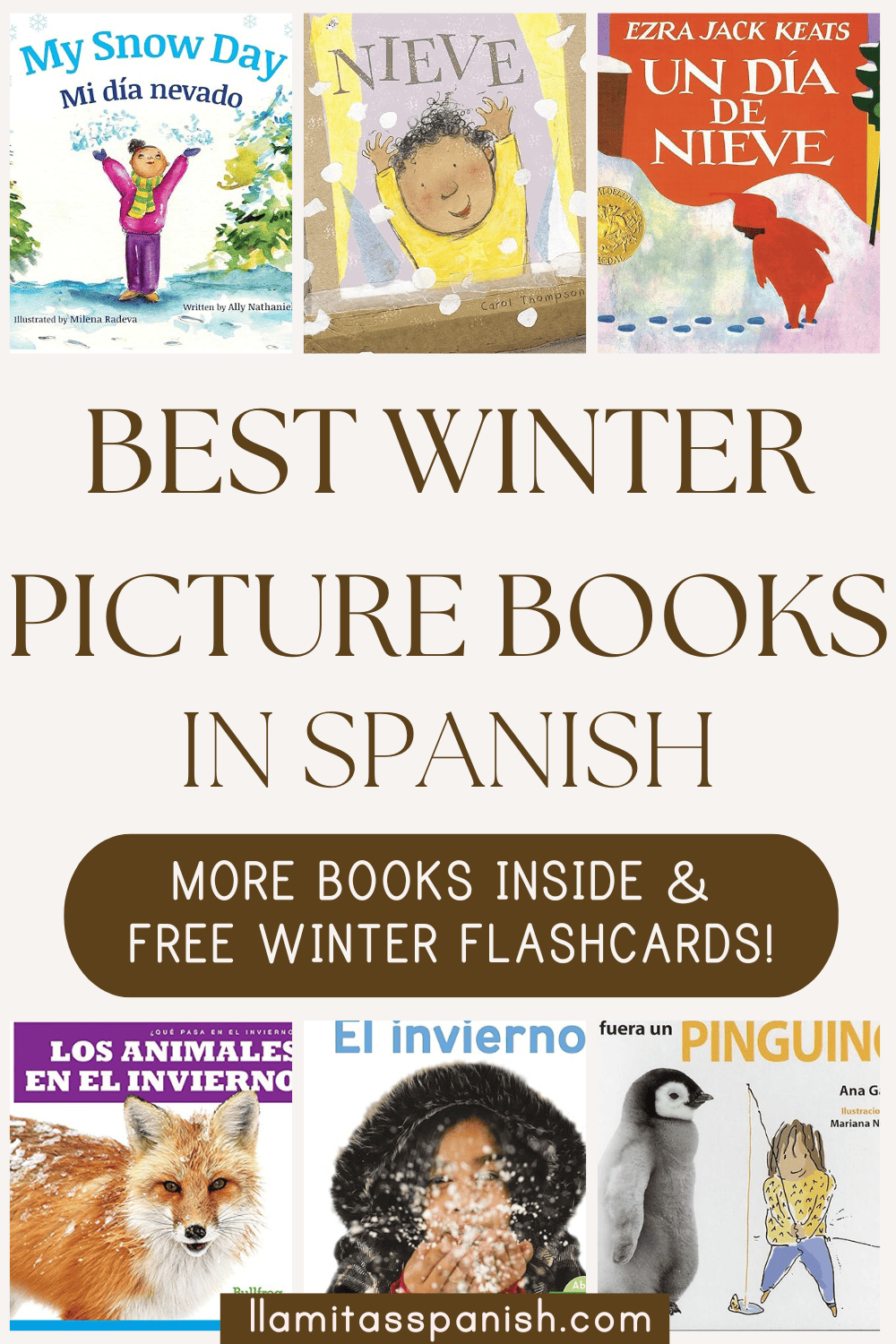 Best Spanish Winter Books for Kids - Llamitas Spanish.com