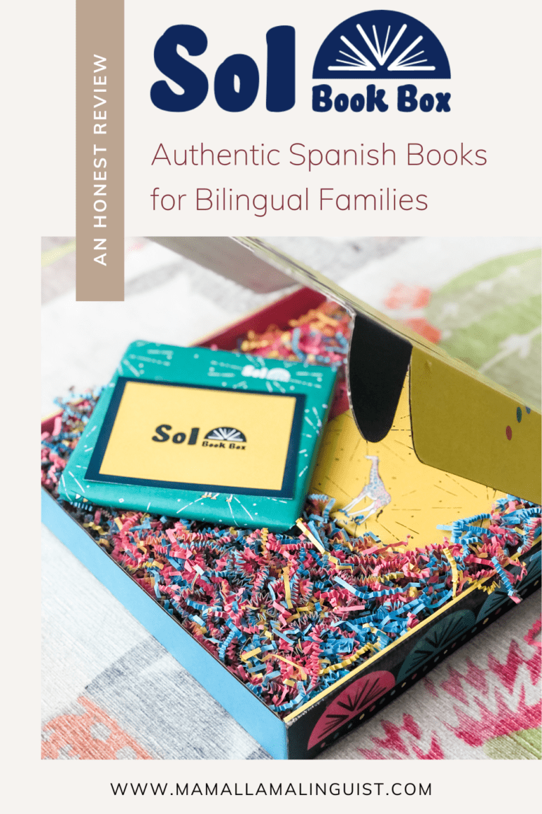 Sol Book Box: Raise a Bilingual Bookworm - Llamitas Spanish.com