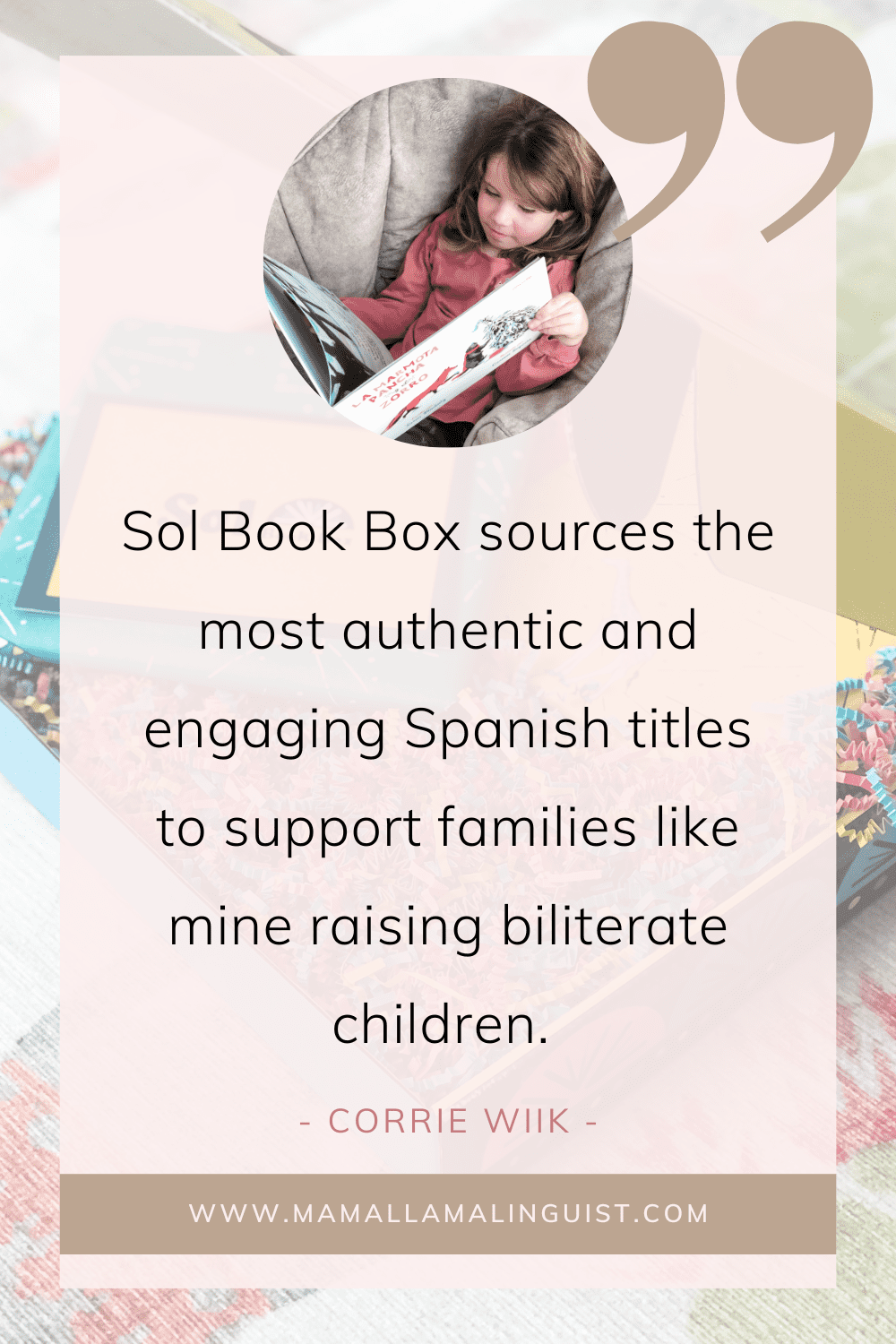 Sol Book Box: Raise a Bilingual Bookworm - Llamitas Spanish.com