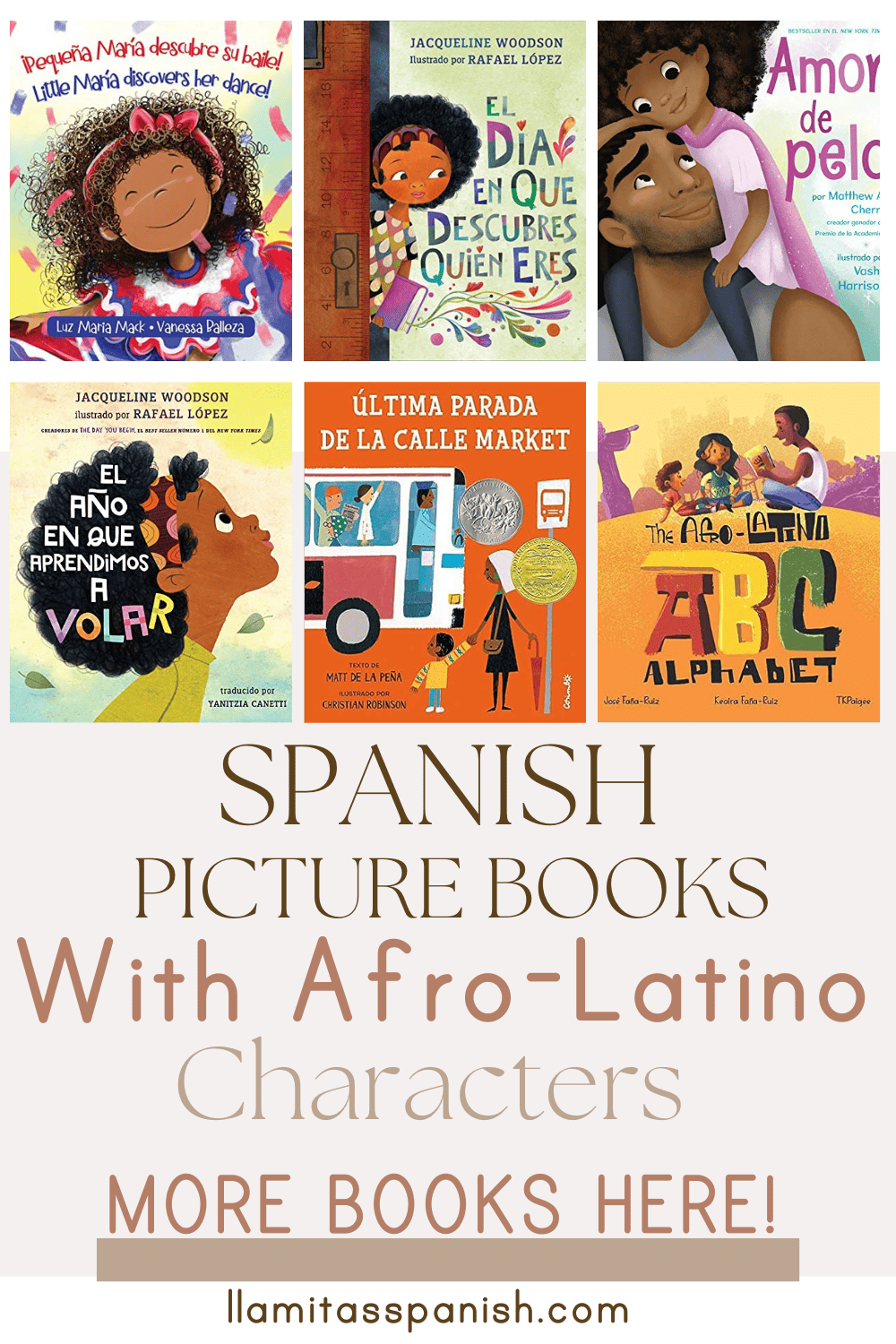 Spanish Children’s Books with Afro-Latinos - Llamitas Spanish.com