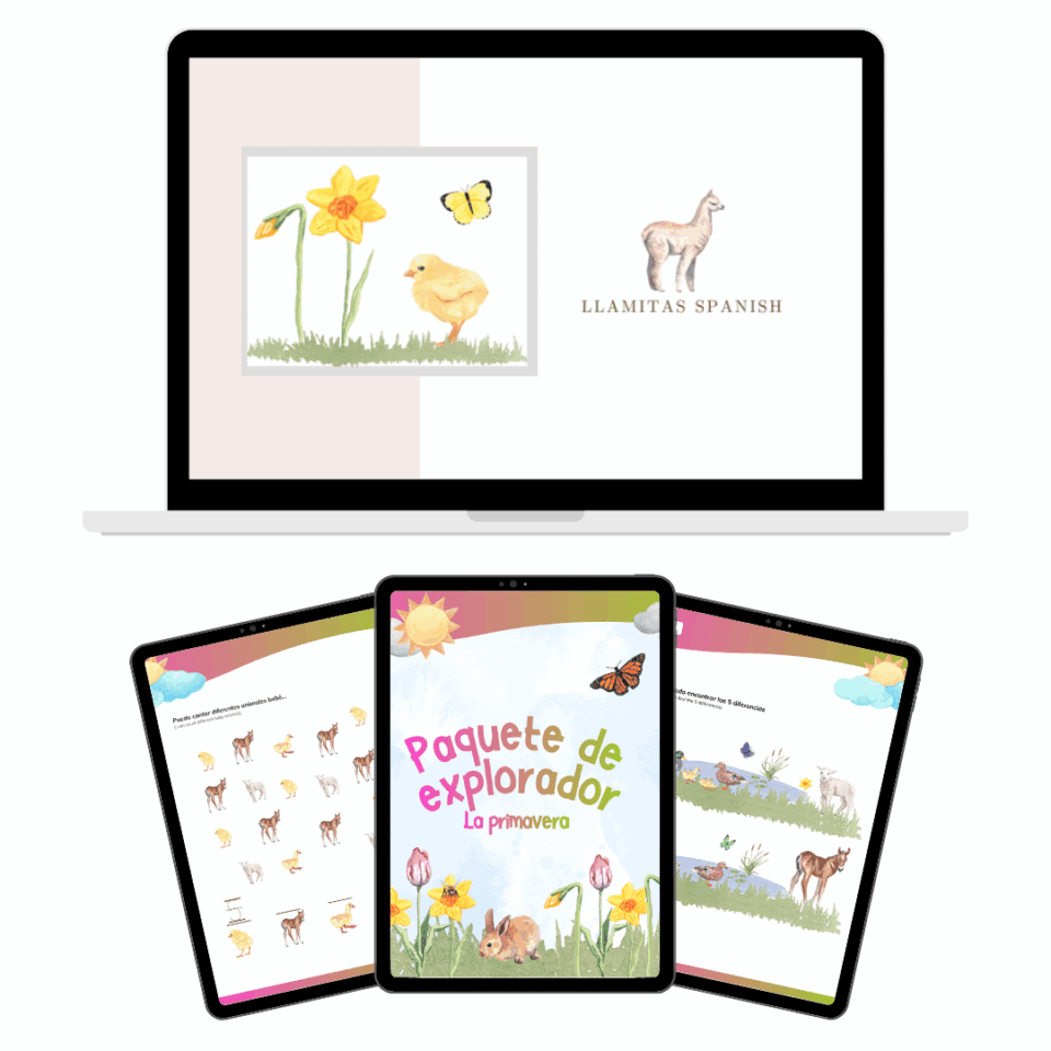 La Primavera: Spanish Unit Study for Spring - Llamitas Spanish.com