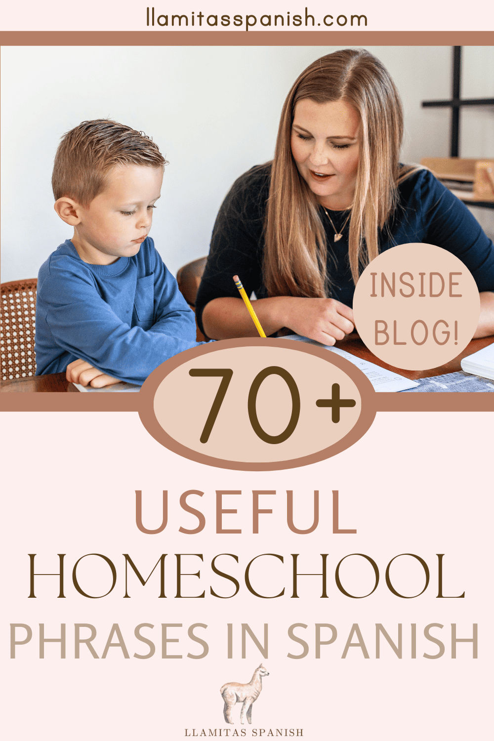 70+ Useful Spanish Homeschool Phrases - Llamitas Spanish.com