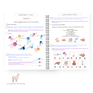 Ocean-Themed Spanish Lessons for kids - Llamitas Spanish.com