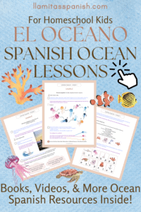 Ocean-Themed Spanish Lessons for kids - Llamitas Spanish.com