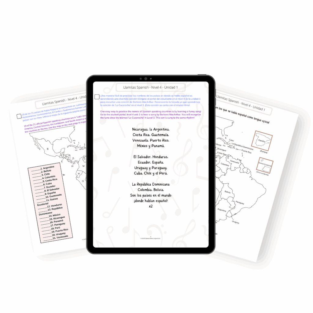 Complete List of Spanish Speaking Countries - Llamitas Spanish.com