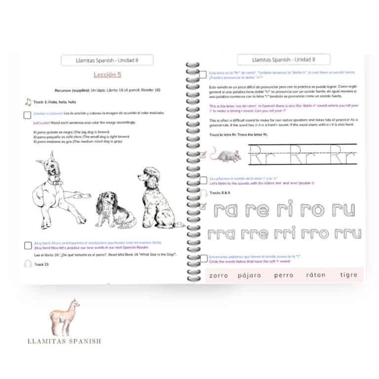 Las Mascotas: Spanish Lessons about Pets - Llamitas Spanish.com