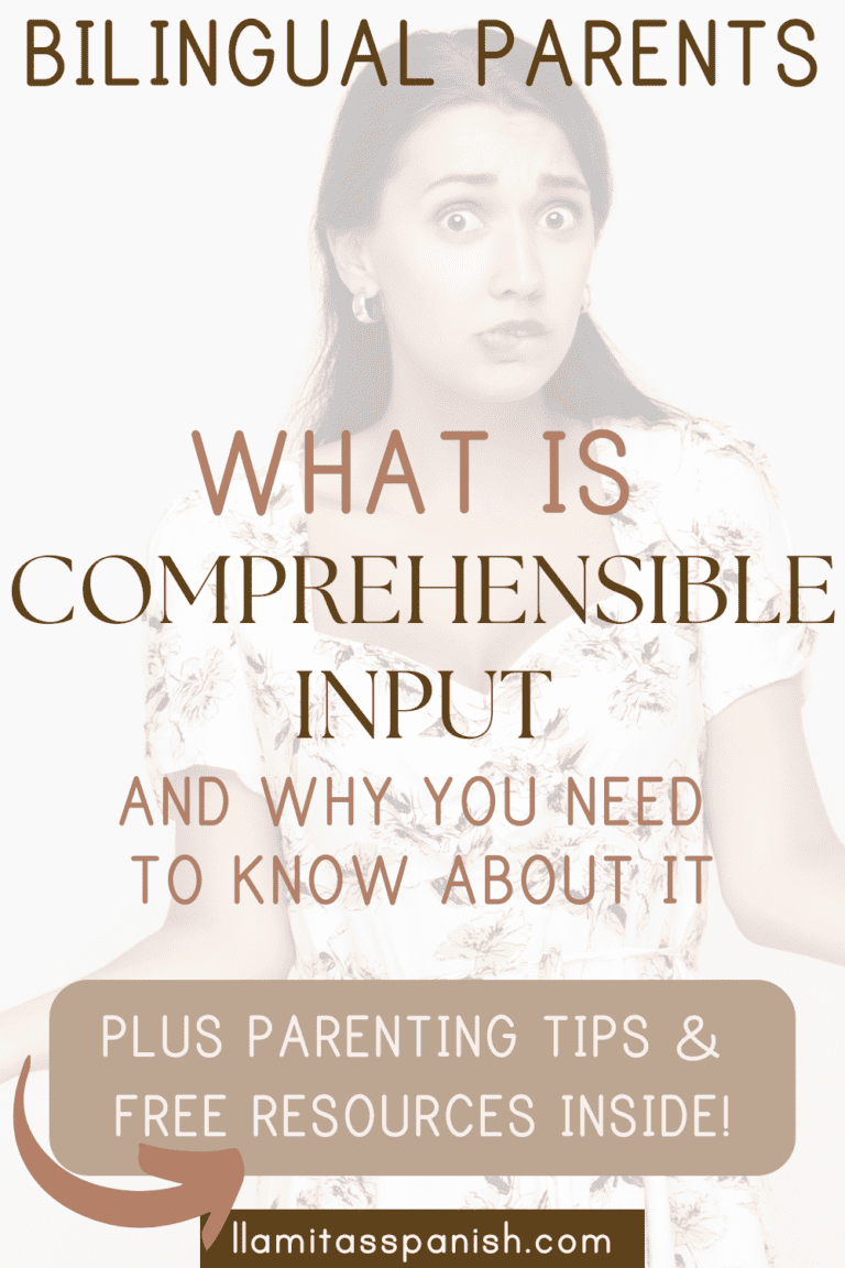 Comprehensible Input: Unlocking Language Learning for Children - Llamitas Spanish.com