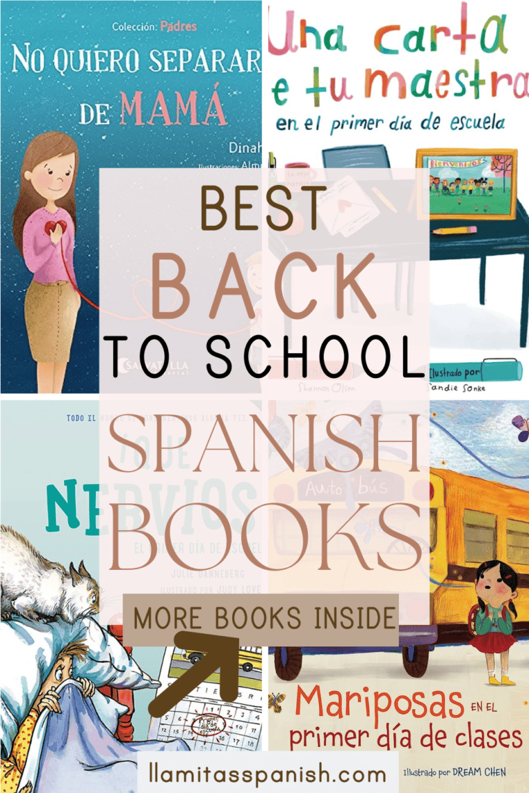 Back to School Books in Spanish - Llamitas Spanish.com