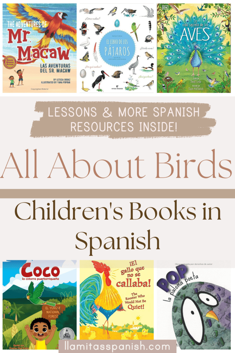 Los pájaros: Spanish Bird Unit Study - Llamitas Spanish.com