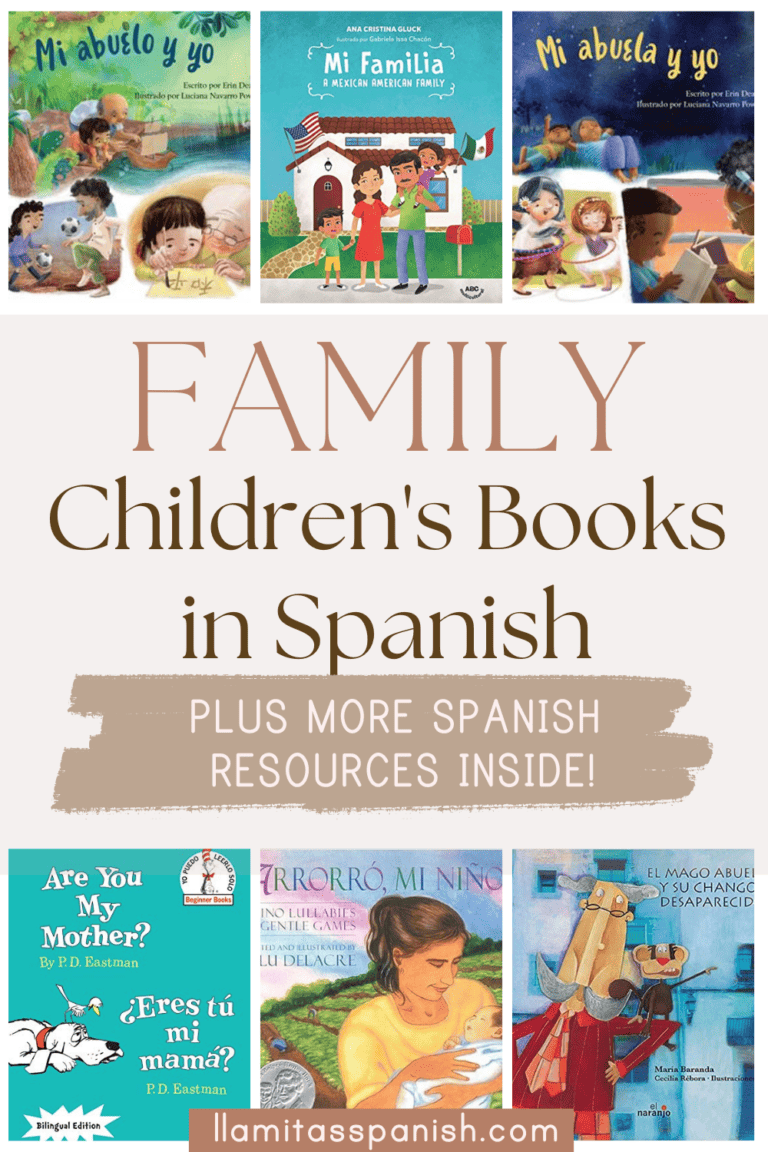 La familia: Spanish Lessons about Family - Llamitas Spanish.com