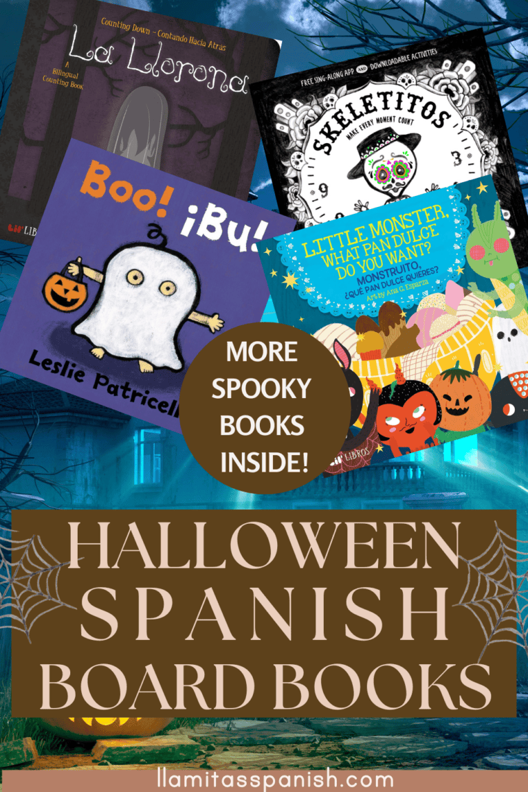 Spanish Halloween Books for Kids - Llamitas Spanish.com