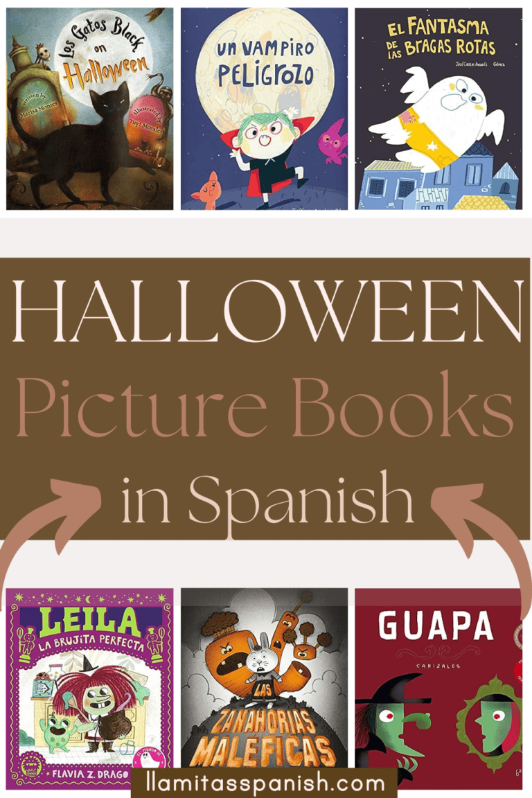 Spanish Halloween Books for Kids - Llamitas Spanish.com