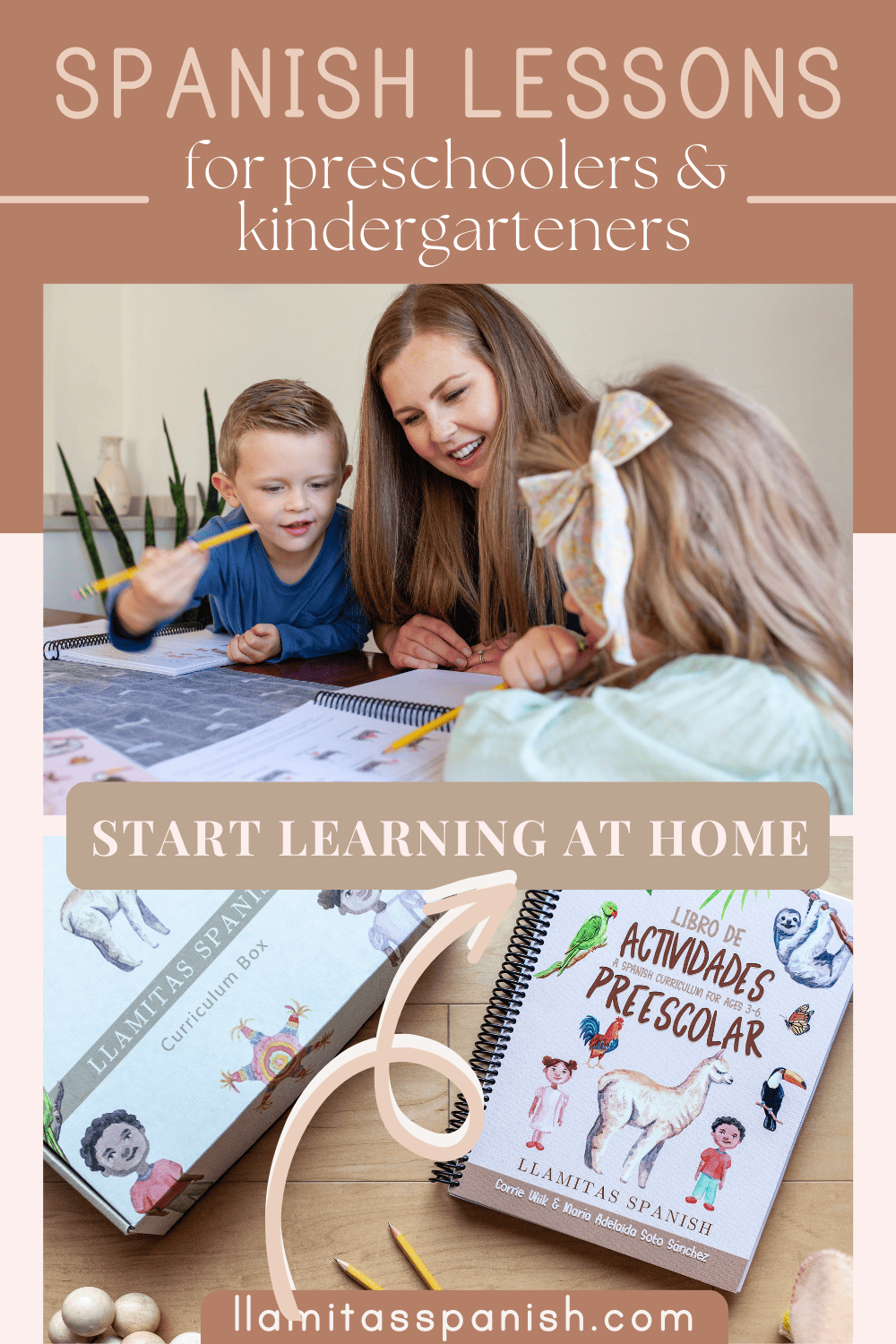 Preschool and Kindergarten Spanish Lessons - Llamitas Spanish.com