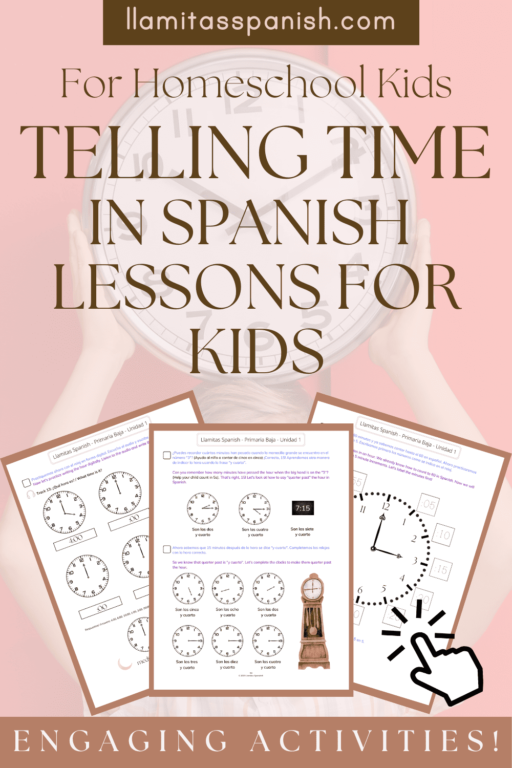 Telling the Time in Spanish - Llamitas Spanish.com
