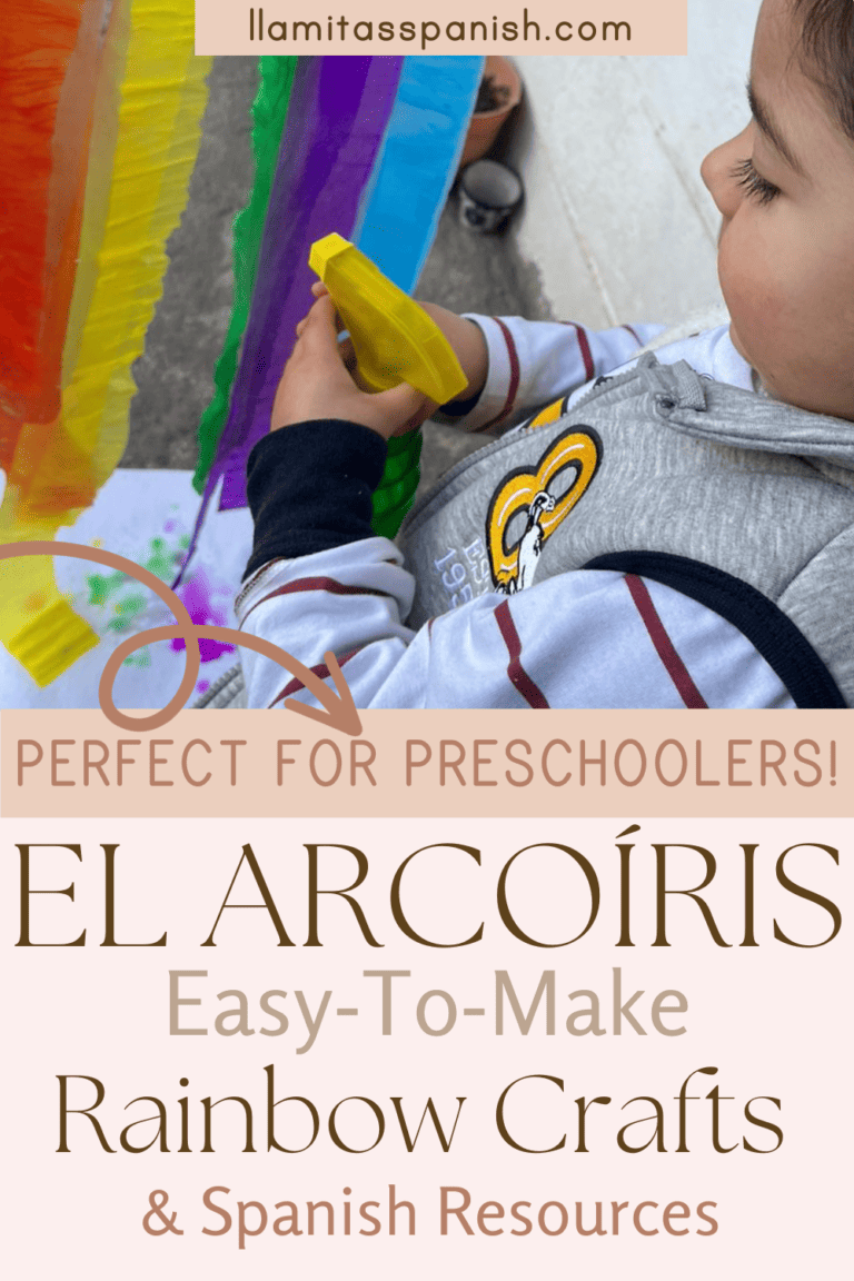 El arcoíris: Easy Rainbow Crafts for Preschool - Llamitas Spanish.com