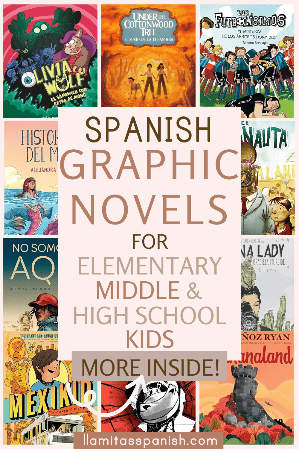 Spanish Graphic Novels for Kids - Llamitas Spanish.com