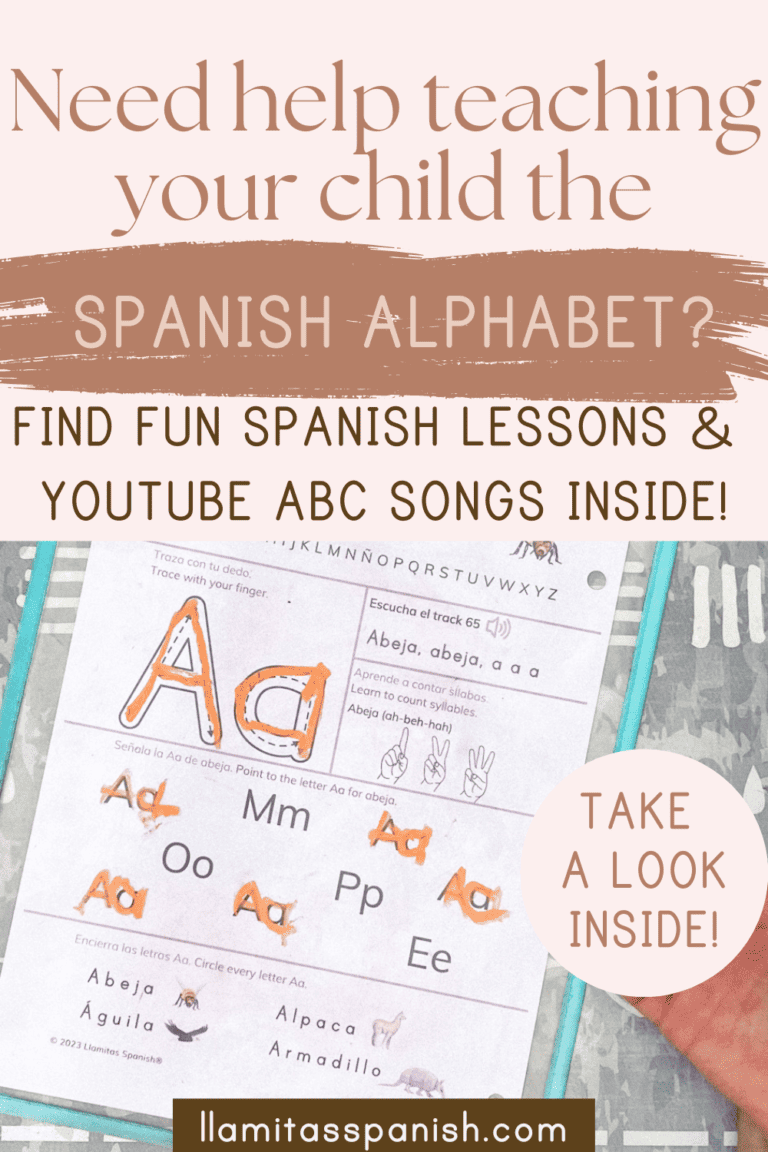 Best Spanish Alphabet Songs for Kids - Llamitas Spanish.com