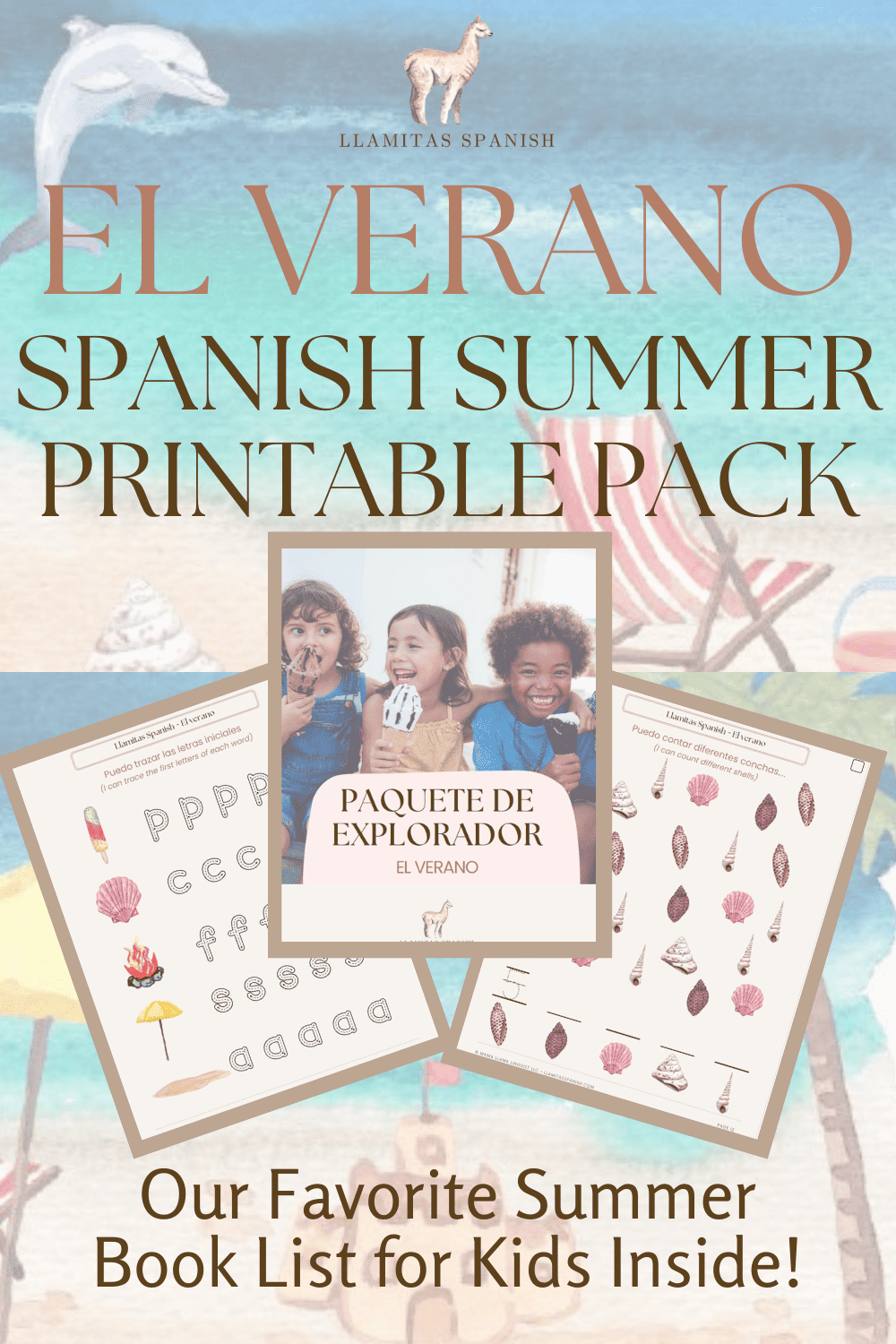 Best Summer Spanish Books for Kids - Llamitas Spanish.com
