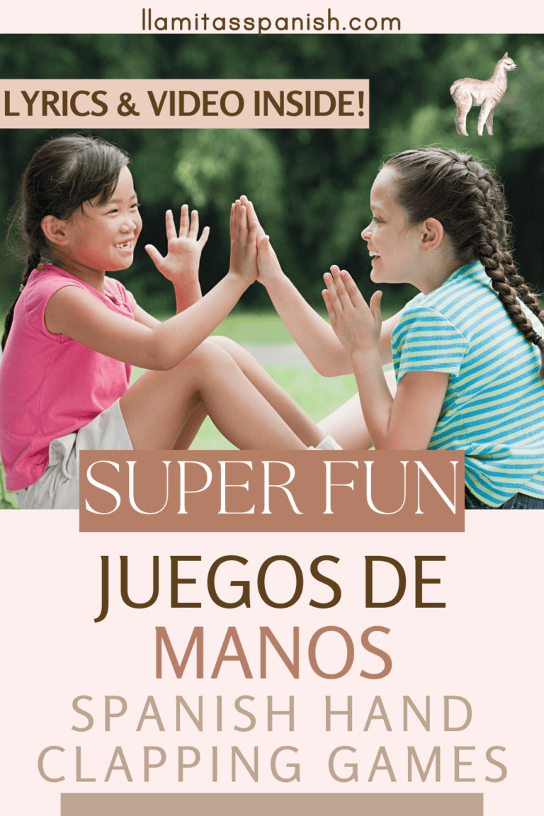 Juegos de manos: Spanish Clapping Games - Llamitas Spanish.com