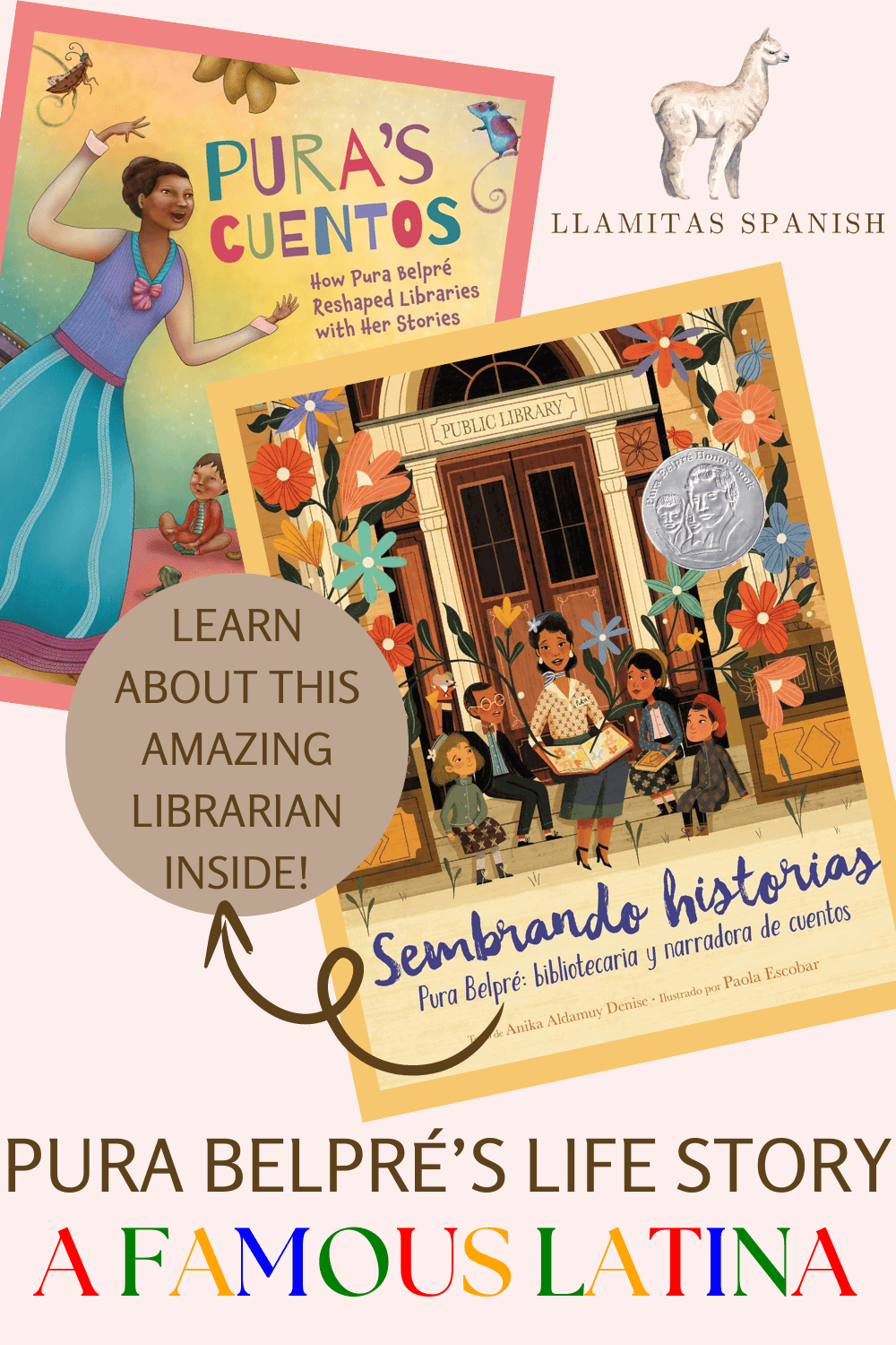 Pura Belpré: A Famous Librarian - Llamitas Spanish.com