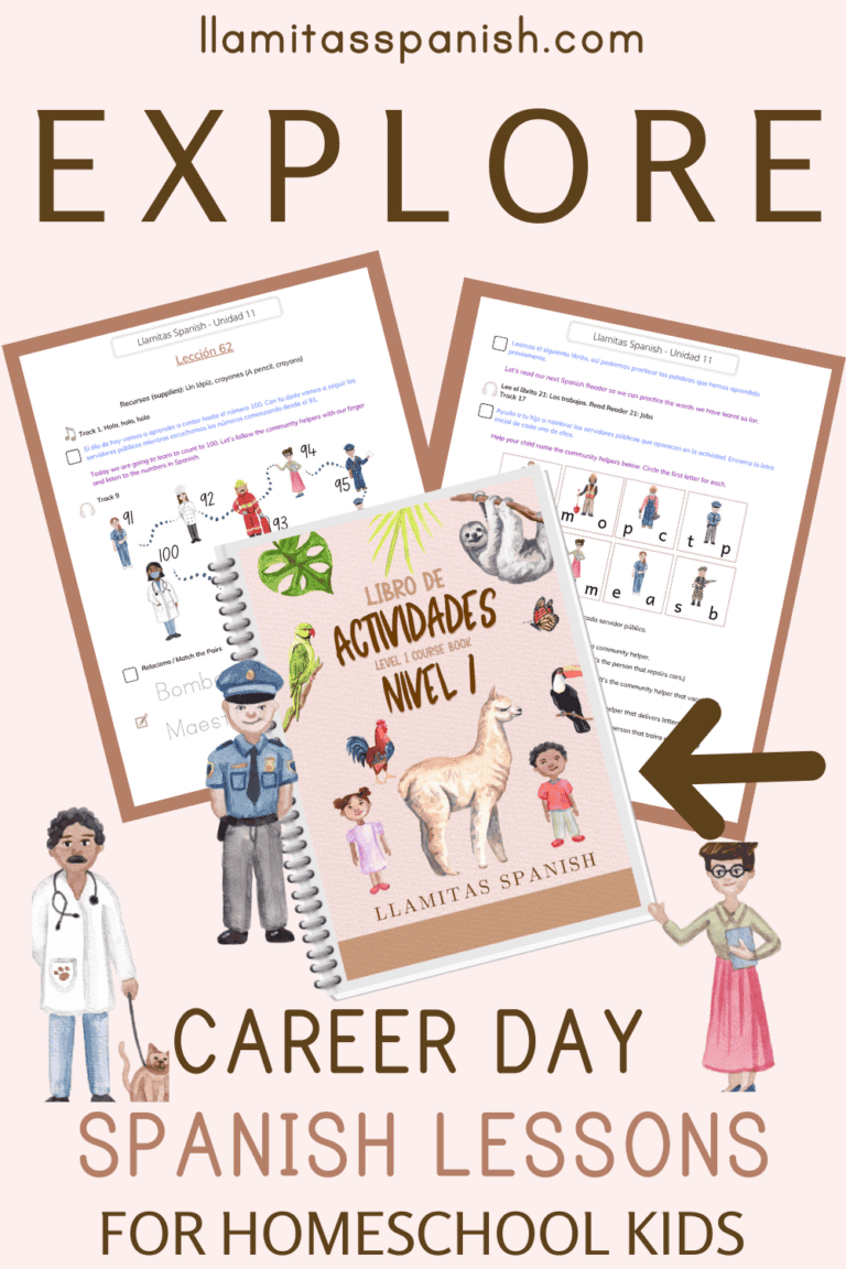 Career Day: Spanish Jobs and Professions - Llamitas Spanish.com