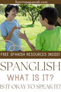 What is Spanglish? - Llamitas Spanish.com