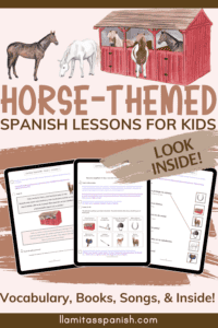 Los caballos: Learn about horses in Spanish - Llamitas Spanish.com