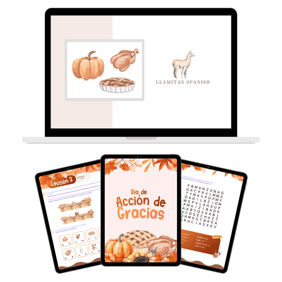 Holiday and Seasonal Bundle - Llamitas Spanish.com