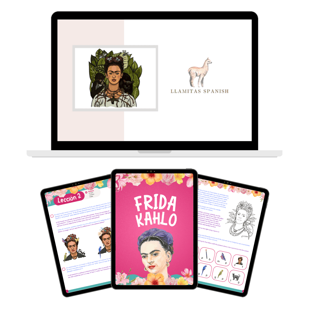 Frida Kahlo Lesson and Activities - Llamitas Spanish.com