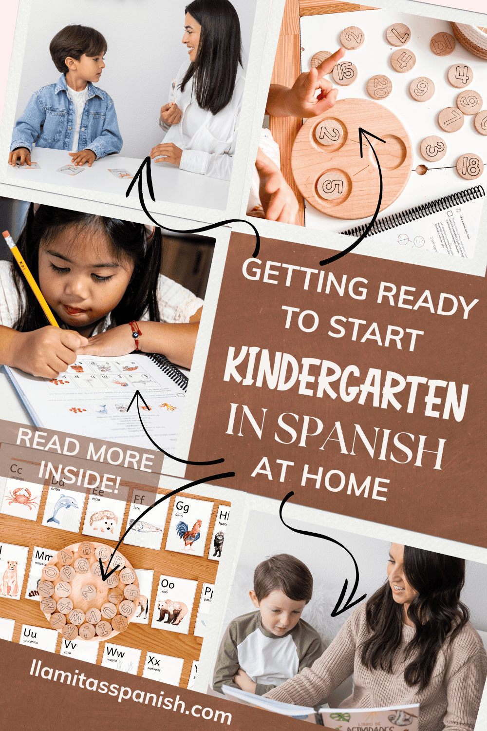 Kindergarten Spanish Learning Goals - Llamitas Spanish.com